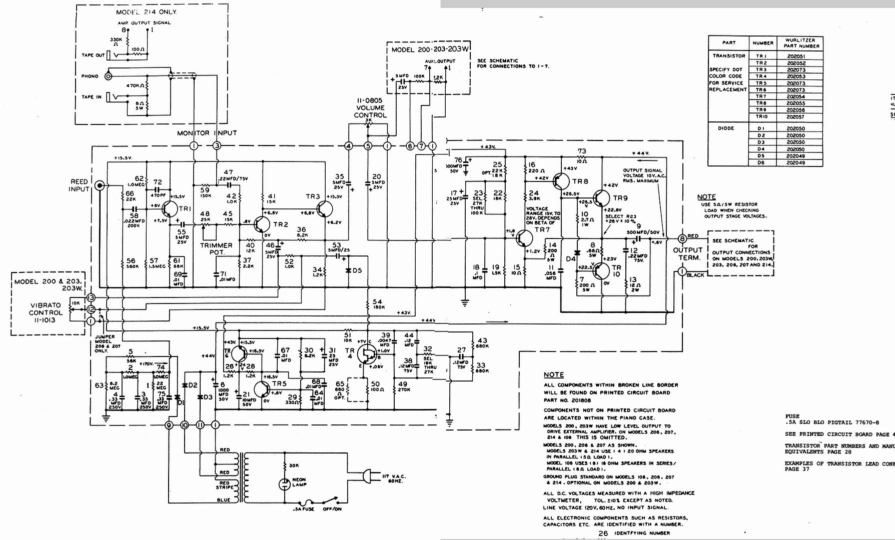 Wurlitzer Model 200 | GroupDIY Audio Forum